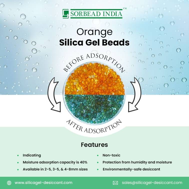 Sorbead India - Orange Silica Gel Beads/ Crystals By ...