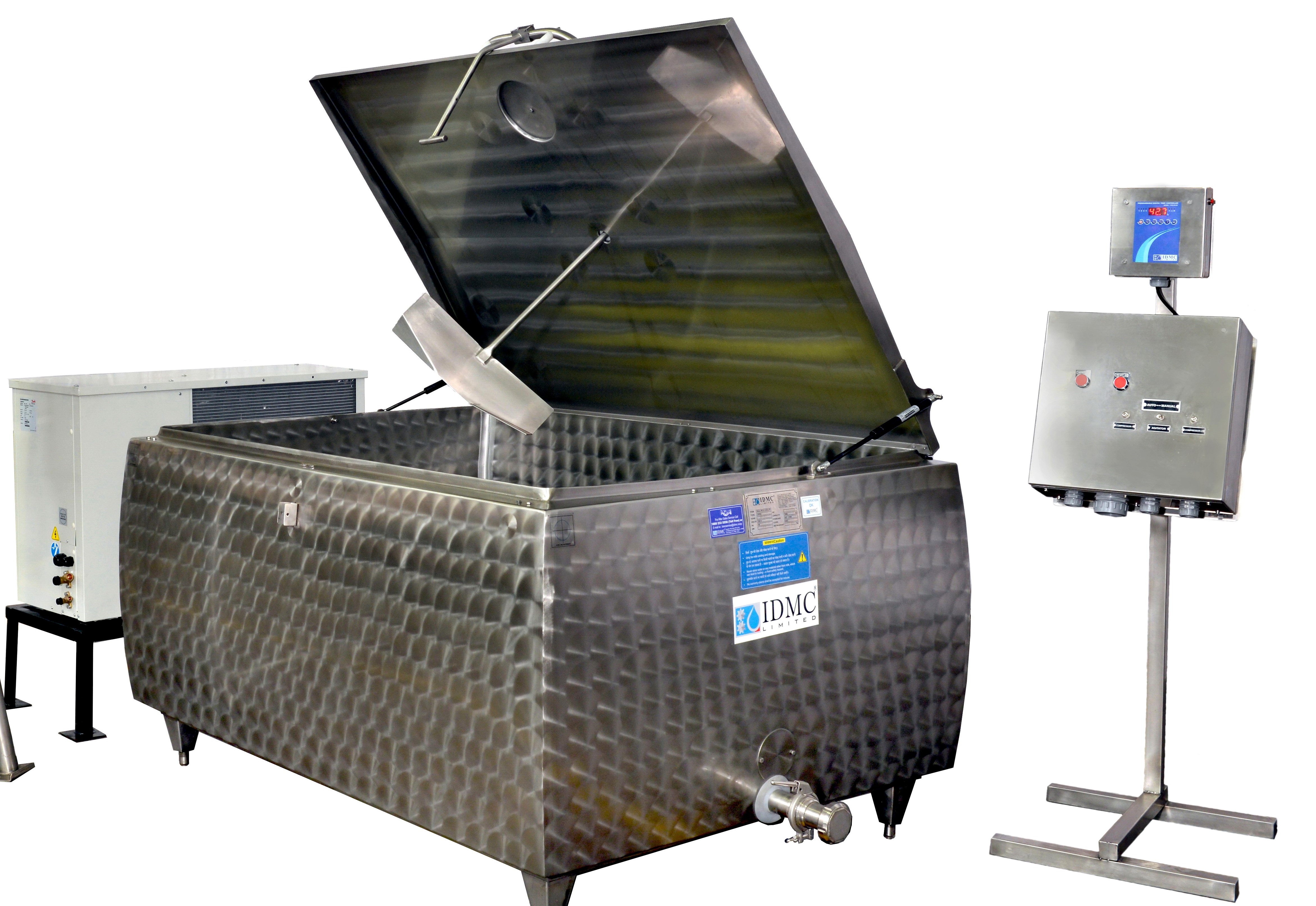IDMC Limited Horizontal Rectangular Open Type Milk Cooling Tank 300L ...