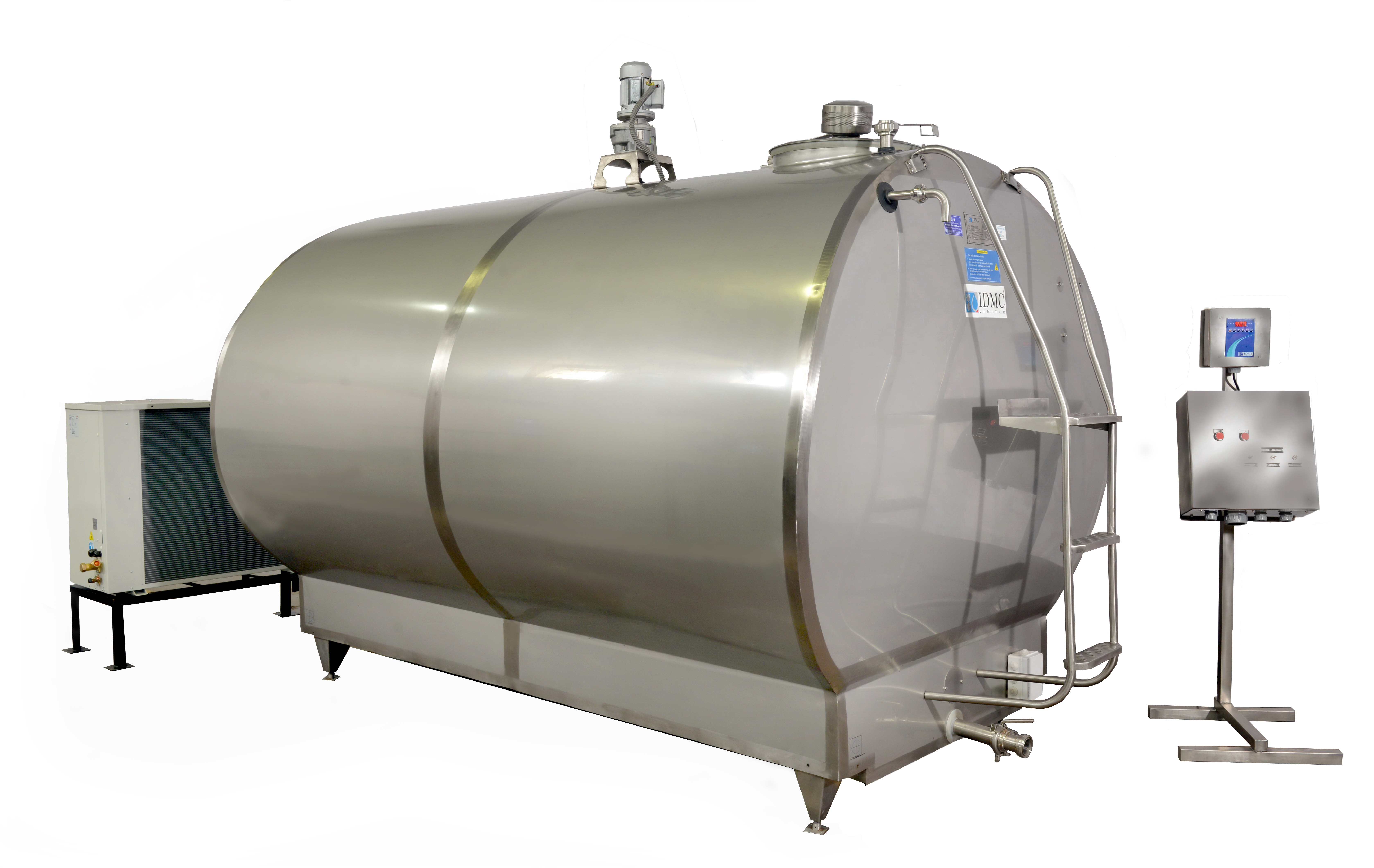 IDMC Limited Horizontal Cylindrical Closed Milk Cooling Tank 2000L ...