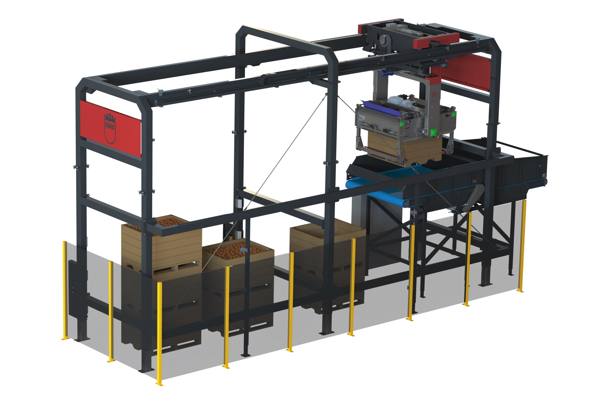 Burg - Type: POLS-O - Machine - Potato - Robot Bin Unloader ...