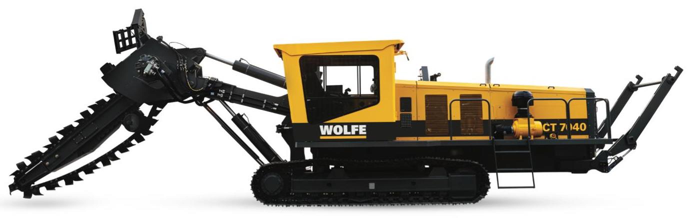 Wolfe - CT7040 - Others - Chain Trencher by Wolfe Heavy Equipment
