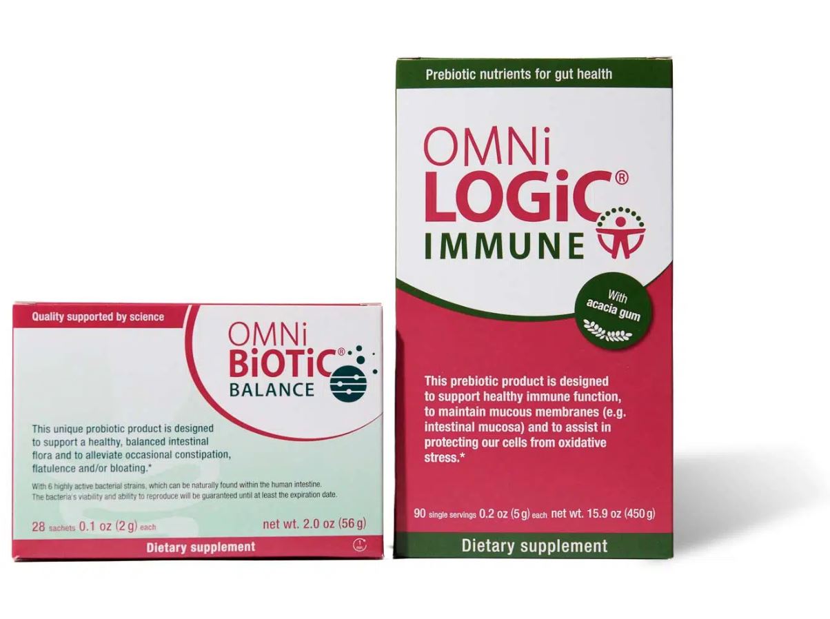Omni-Biotic + Omni-Logic Balance Probiotic And Immune Prebiotic Immune ...