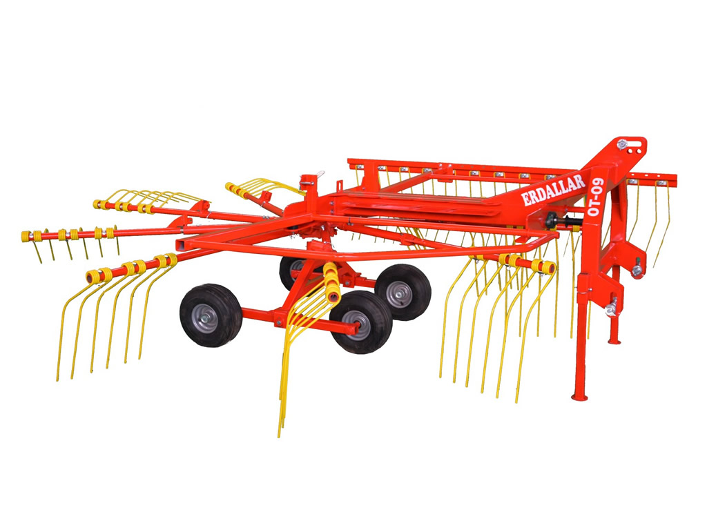Erdallar - 4 Wheel Hay Rake with Gearbox by Erdallar ...