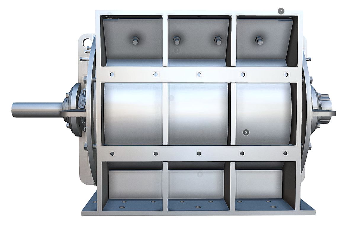 Precision - Rotary Feeders - Double-Slope High Volume Rotary Feeder By ...