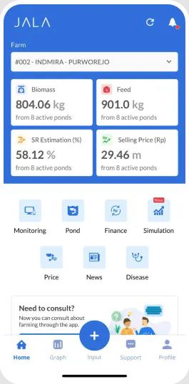 JALA - App Pro - Cultivation - Software For Farm Shrimp By JALA