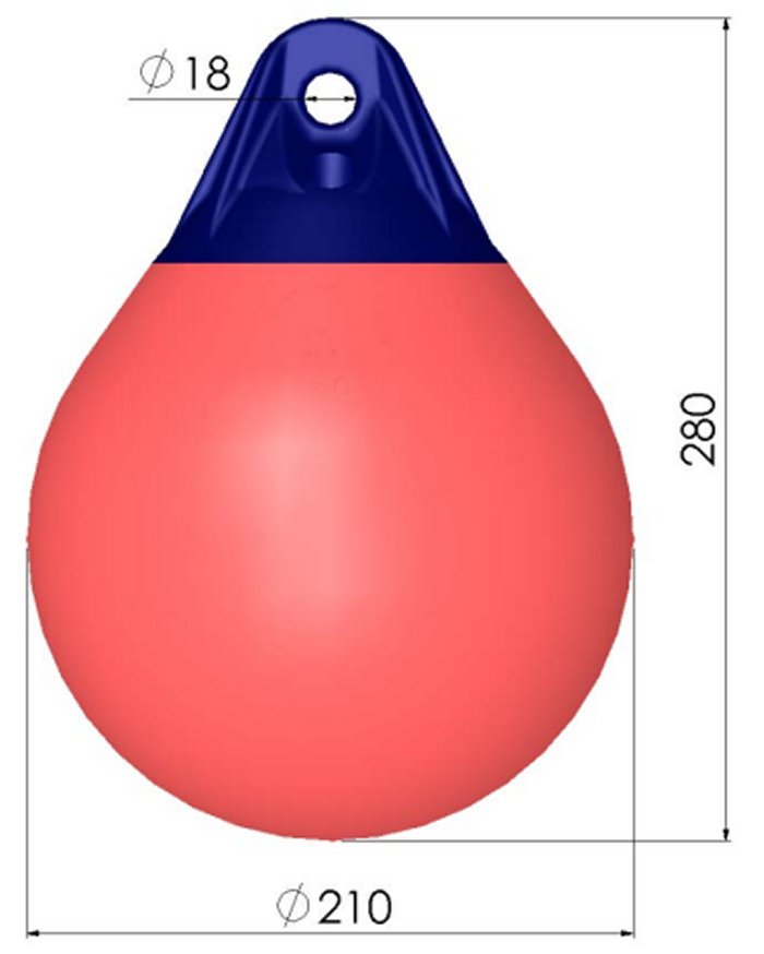 Polyform - A0 - Fishery - A-Series - Heavy Duty Buoy By ...