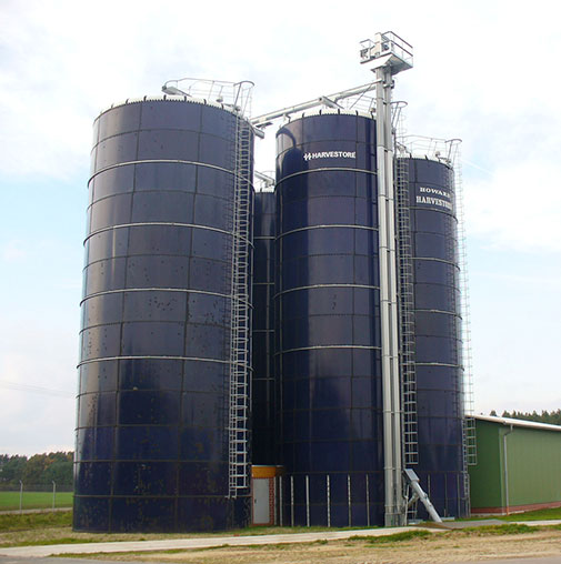 Tower Silo - Grain Storage By Henze-Harvestore Gmbh