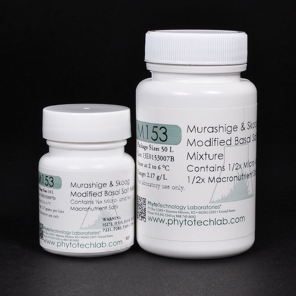 M153 - Plant Media - Deficient Salts & Media - Murashige & Skoog ...