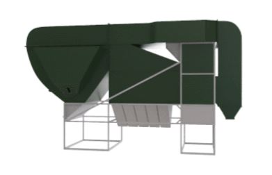 ISM Separator 100 CSC Grain Cleaner With Cyclone-Sedimentary Chamber