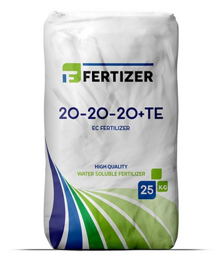 Fertizer 20-20-20+TE Water Soluble Fertilizer