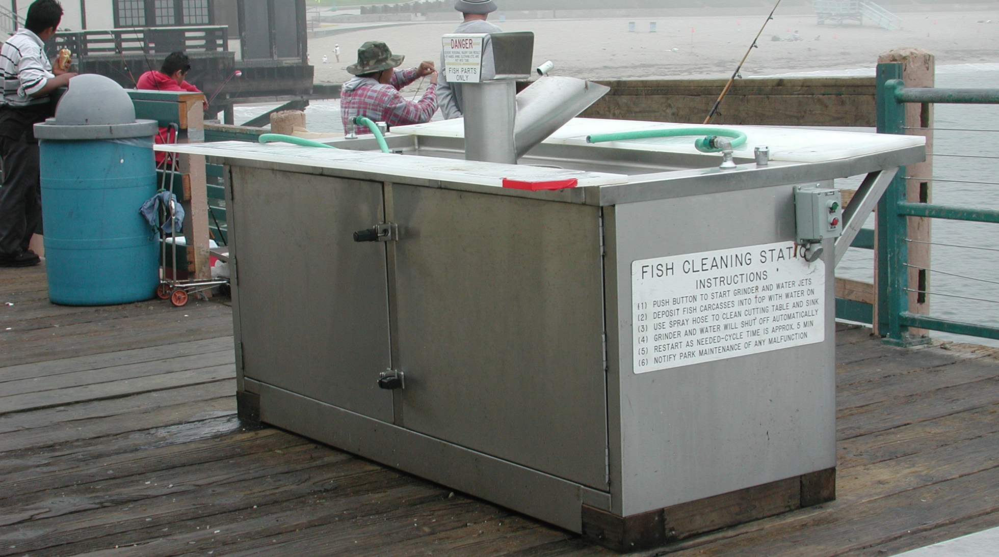 Monster Industrial Stainless Steel Fish Cleaning Stations