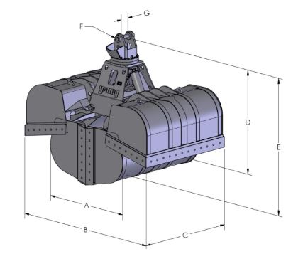Clamshell Buckets - Digging Clamshell Buckets By Young Corporation