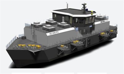 AKVA - AC 600 PV - Feed Barges - Aquaculture Feeding Barges ...