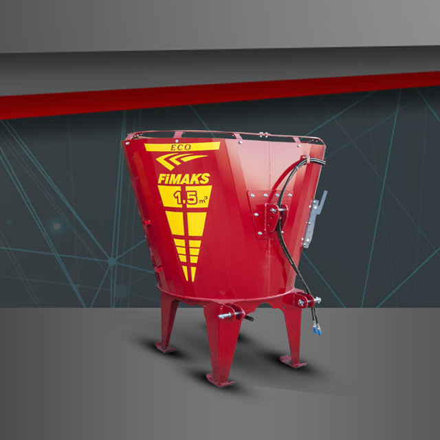 FIMAKS - FMV 1,5 - SINGLE AUGER VERTICAL MIXER FEEDERS