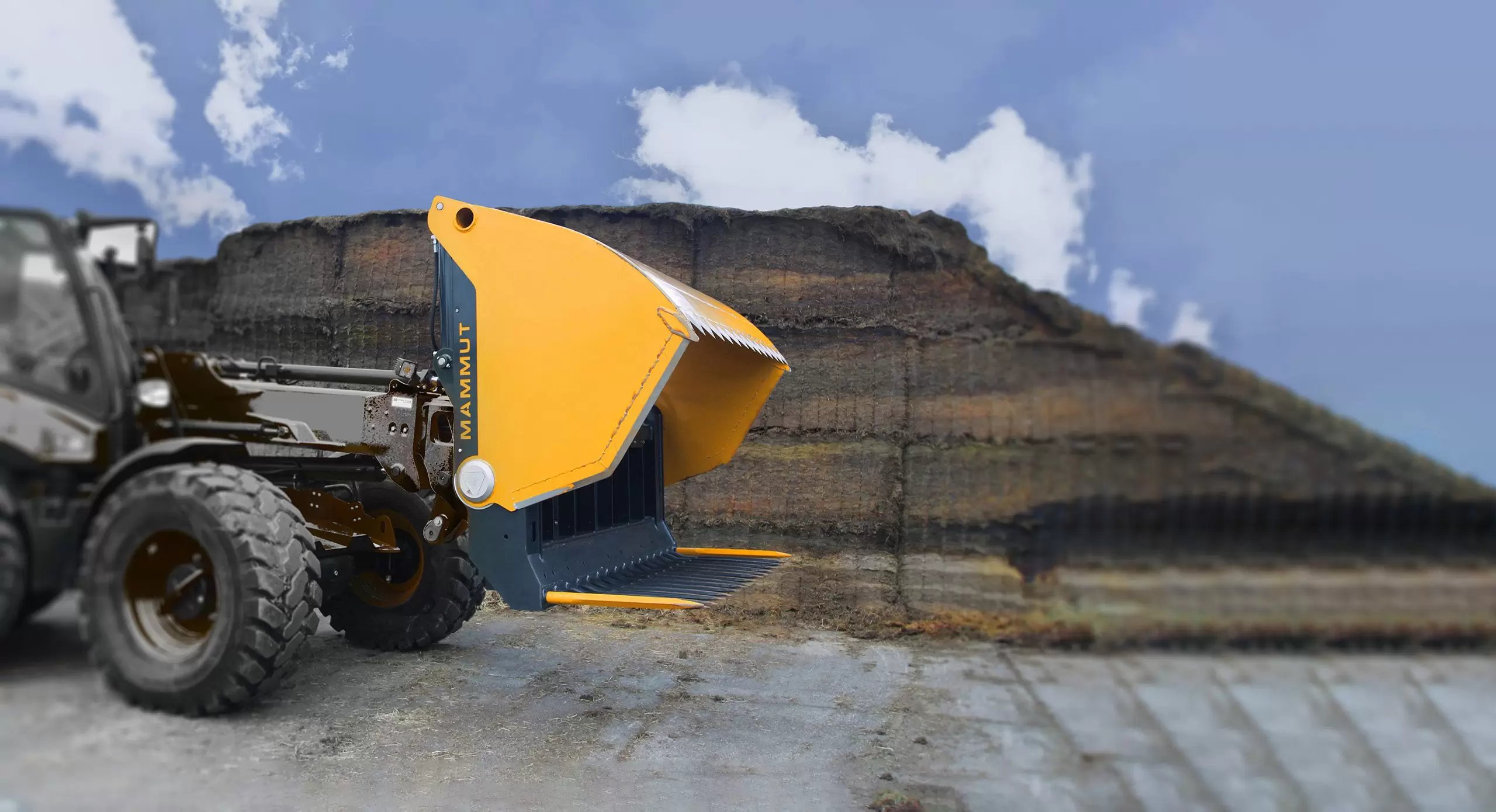 Mammut Silo Cat Silage Equipment For Feed Mixing