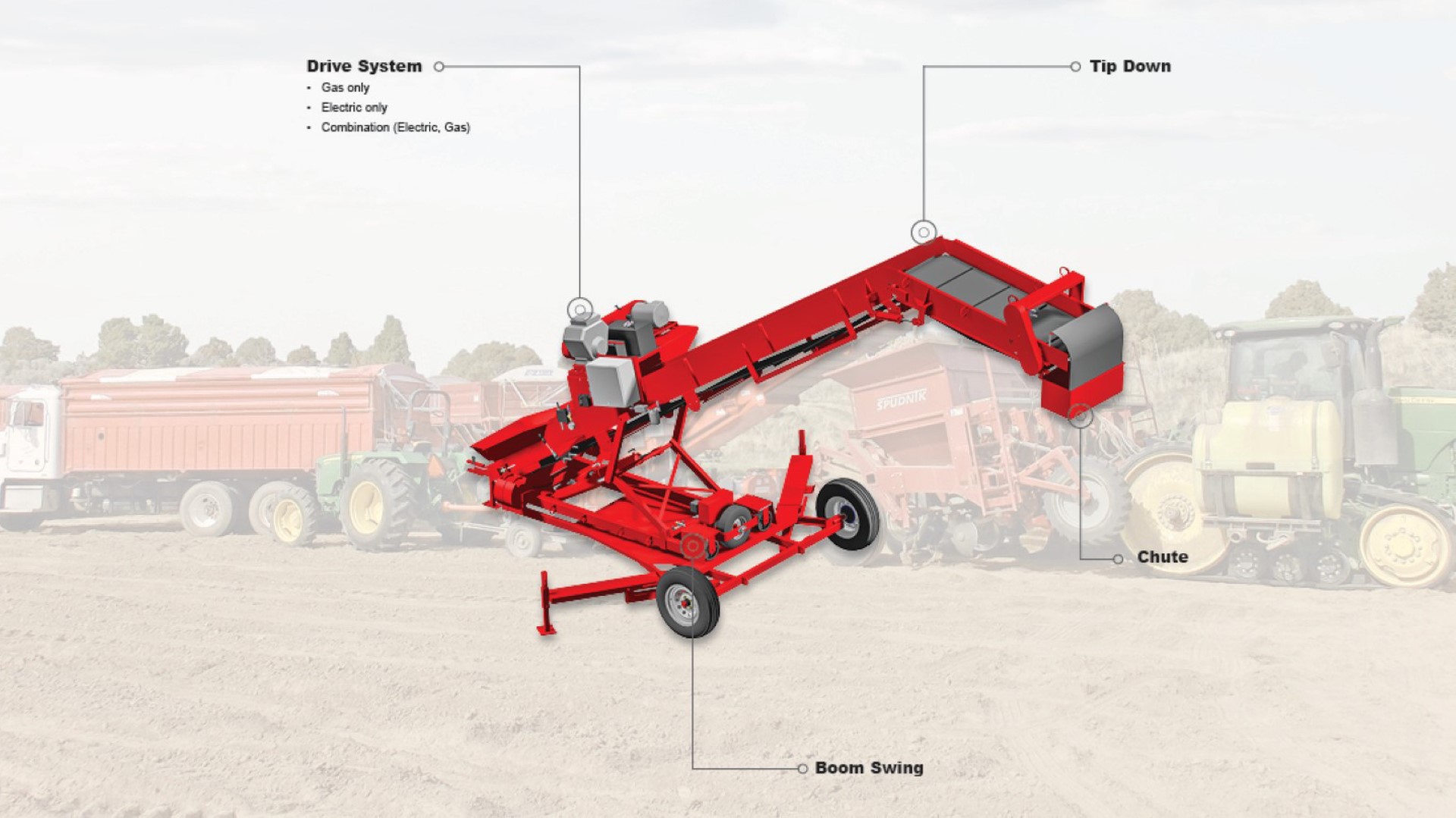 Spudnik 1115 30" Planter Filling Conveyor