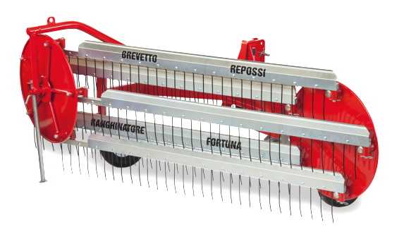 Repossi 90/4 Hydraulic Front-Mounted Side Delivery Hay Rakes