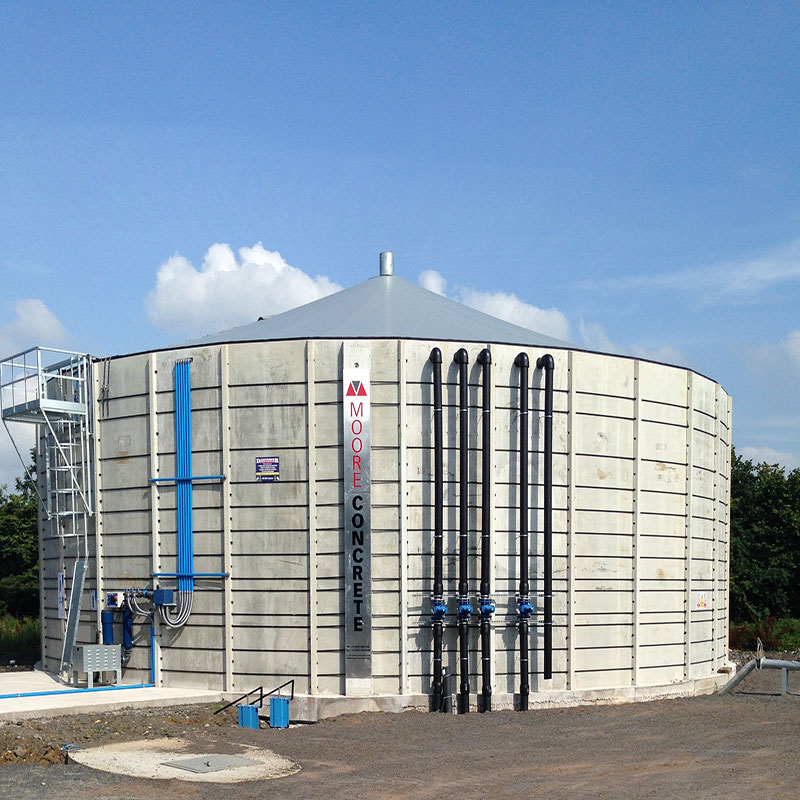 Agriculture Products - Above Ground Concrete Slurry Store by ...