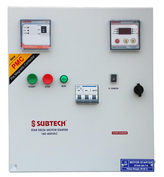 Three Phase Motor Starter Control Panel by Subtech Electronics