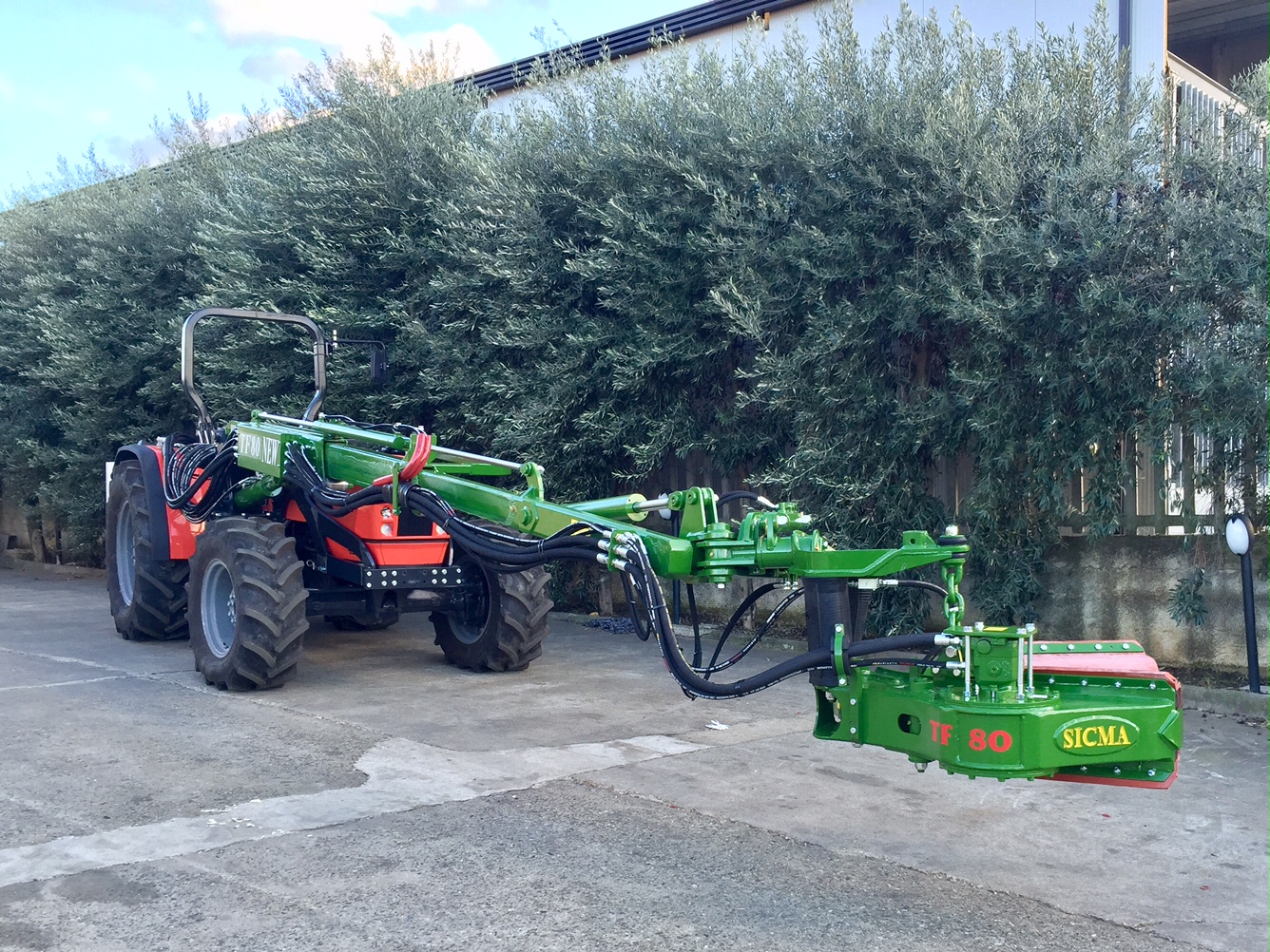 Sicma - TF80 - Tractor-Mounted Applications - Harvester For Olives ...