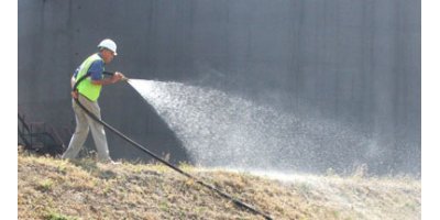 Spraygrass Hydroseeding - Slurry Of Water, Seed & Fertiliser