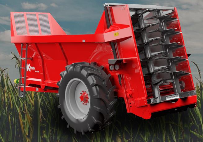 Ktwo - 600 MK 5 - Muck Spreaders - Twin Vertical Beater Rear ...