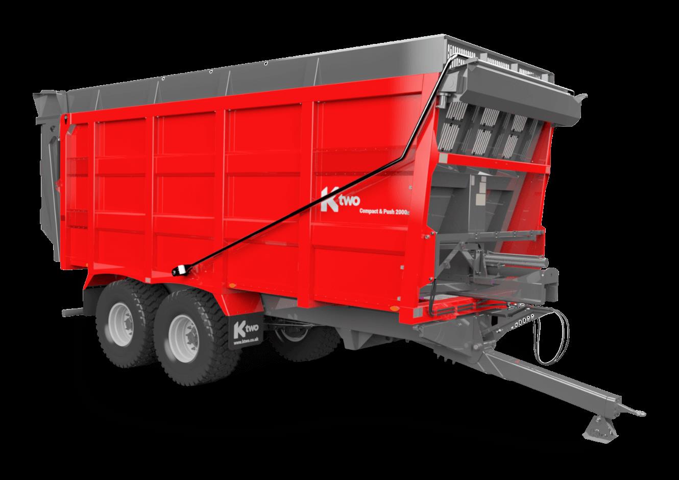 Ktwo - Evo 1400 - Muck Spreaders - Twin Vertical Beater Rear ...
