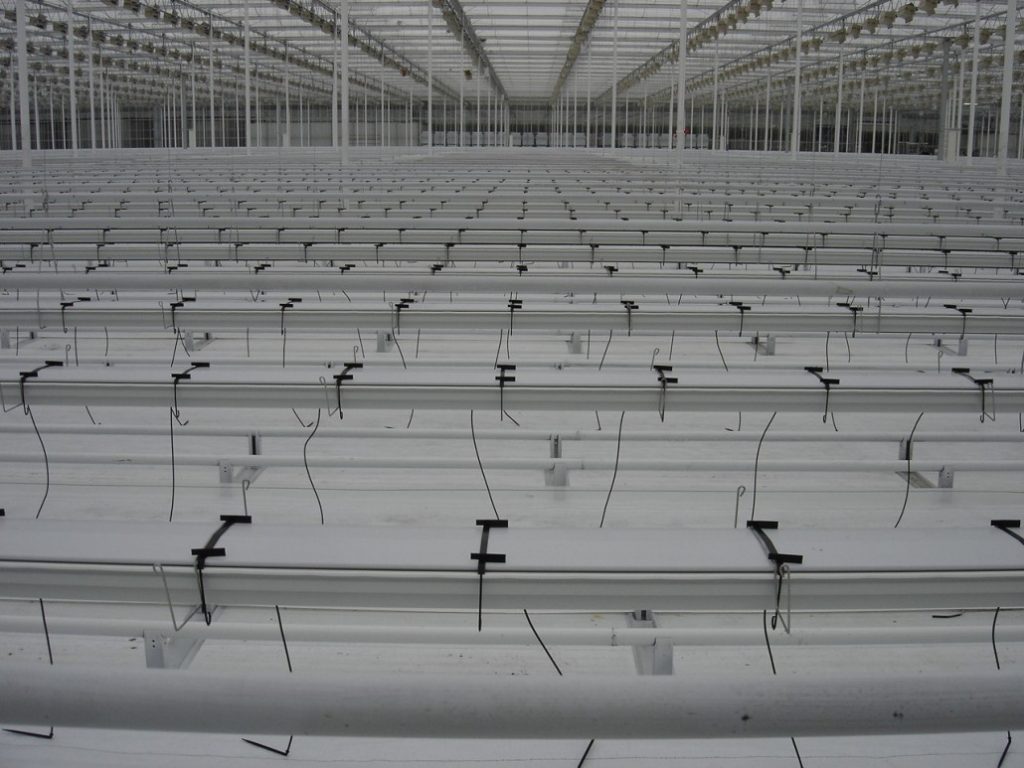 JBH Steel Gutter System For Enhanced Vegetable Cultivation