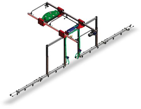 Mosa - TO56-2R - Irrigation - Double Rail System By Mosa Green S.R.L