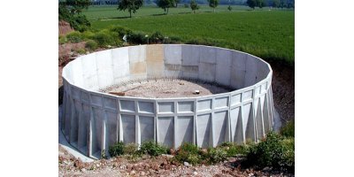 Slurry Storage - Prefabricated Concrete Tanks by Fattori Srl