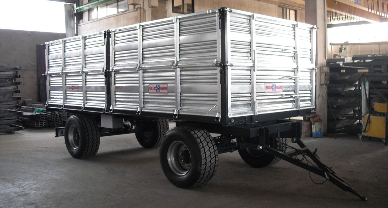 Bellucci & Rossini BR-140/2A-PF Two-Axle Flatbed Big Trailer