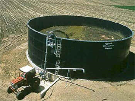 Slurrystore by Nebraska Harvestore Systems Inc