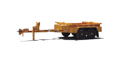 BP-600-S Tandem Axle Single Wheel Combination Trailer