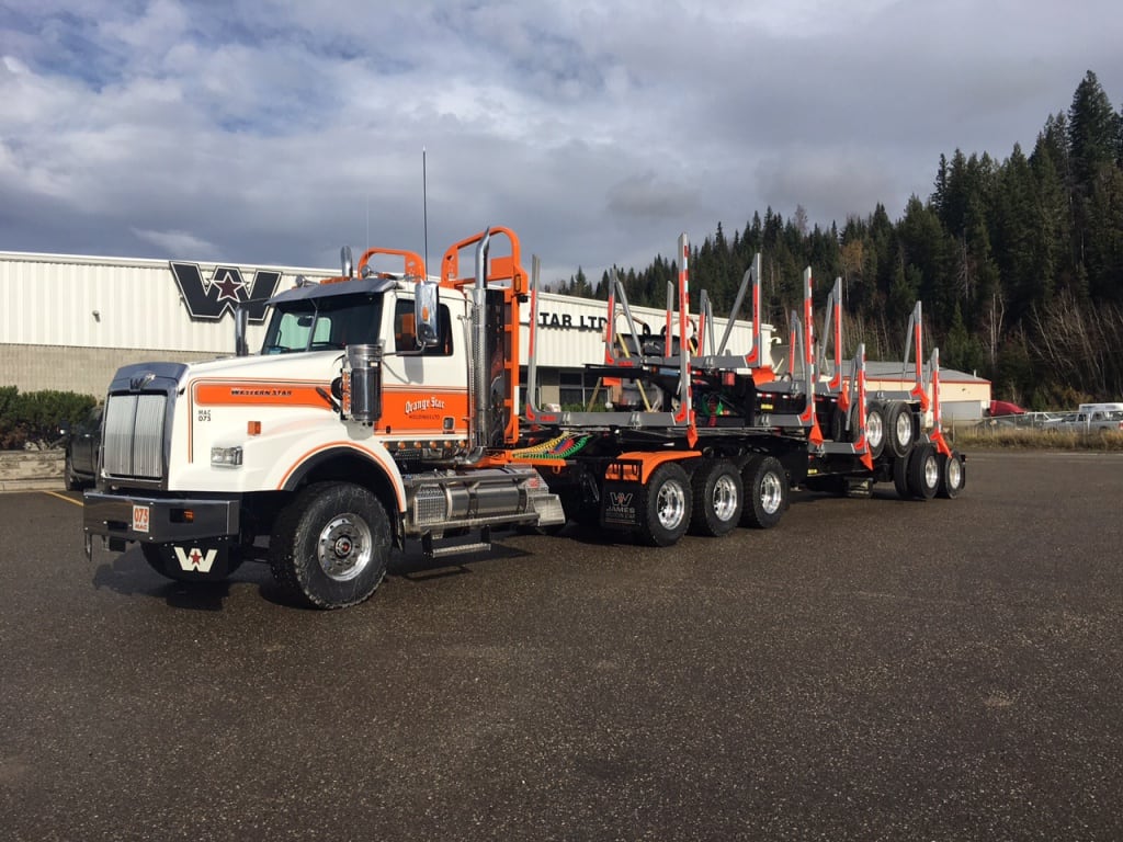 Magnum B Train Four Axle Forestry Trailer