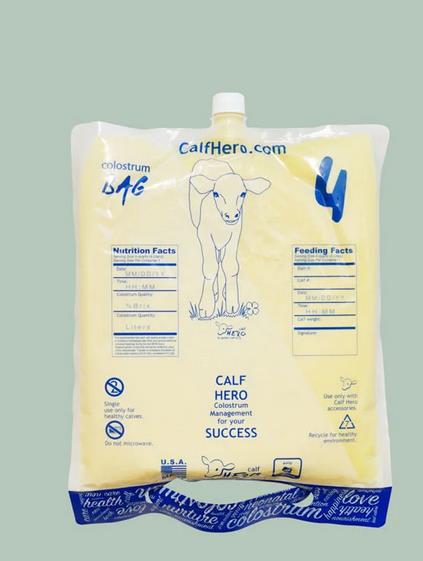 Golden Calf Hero 4L Four Quarts Colostrum Feeding Bag