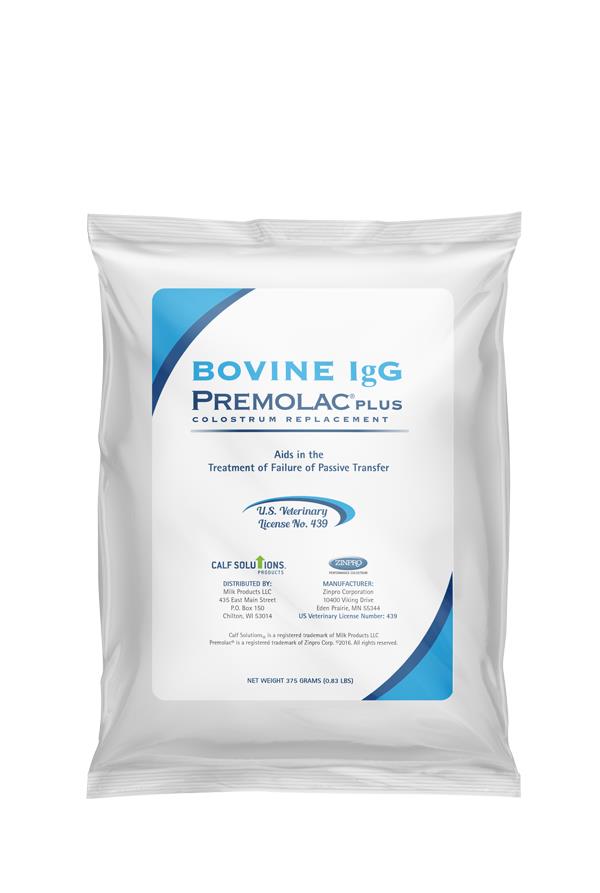 Zinpro Premolac Plus Bovine Colostrum Replacer