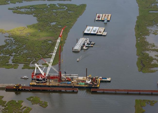 Weeks - Cranes - 8 Point Mooring System by Weeks Marine, Inc.