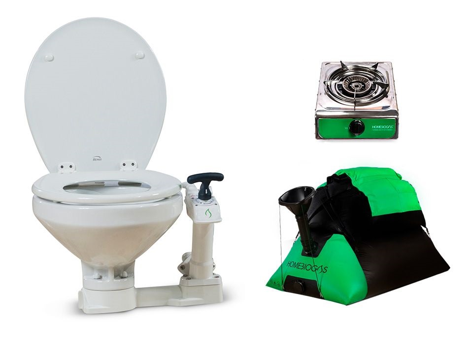 Homebiogas 2.0 Bio-Toilet Kit